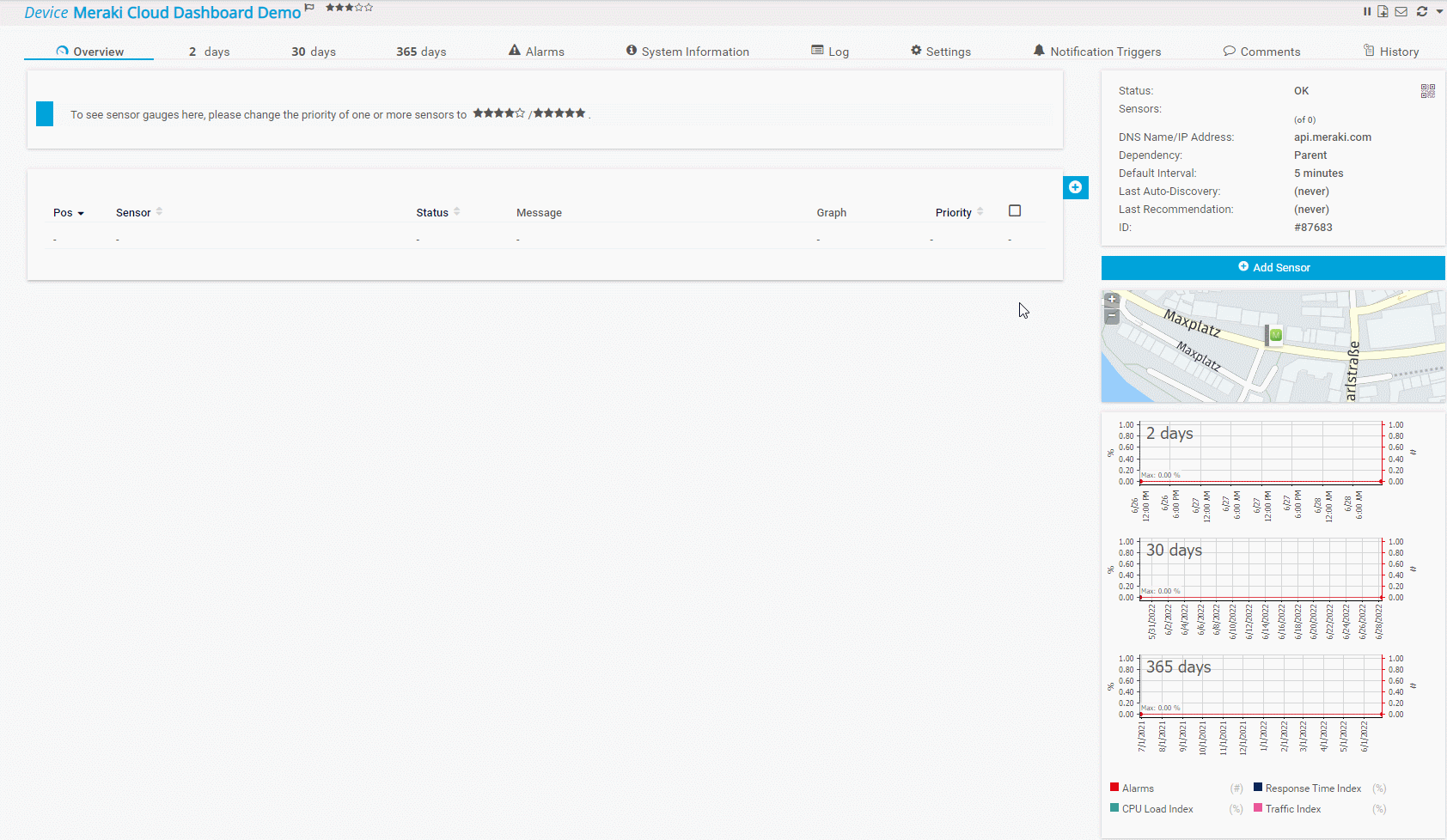 Cisco Meraki Monitoring in PRTG: Setup Guide 2025